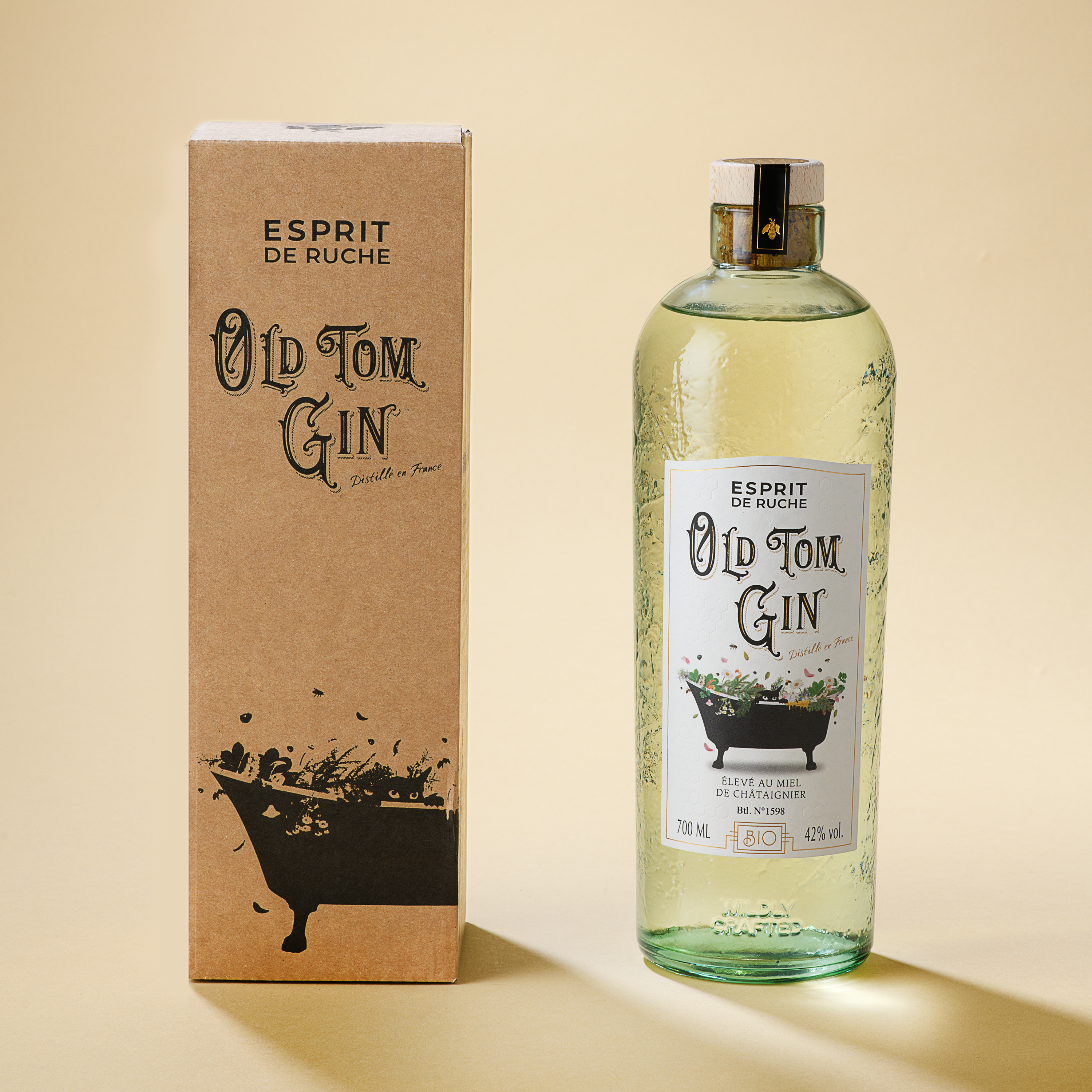 GIN OLD TOM BIO AU MIEL DE CHÂTAIGNIER - 70cL – Bulles de Ruche