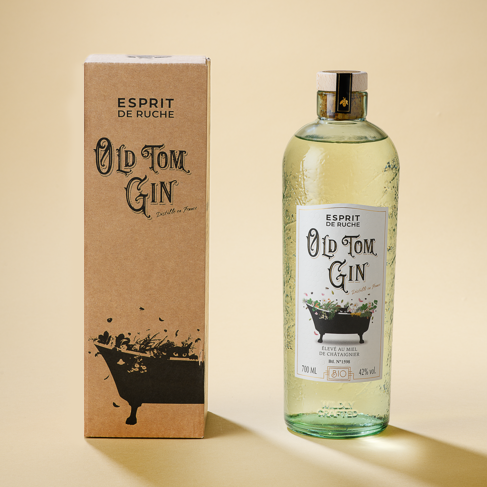 GIN OLD TOM BIO AU MIEL DE CHÂTAIGNIER - 70cL – Bulles de Ruche